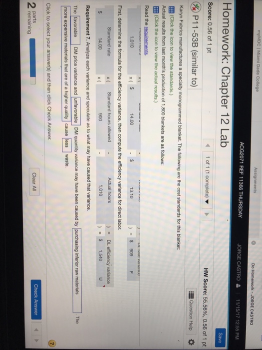 myMDC | Miami Dade College Assignments Do k JORGE | Chegg.com