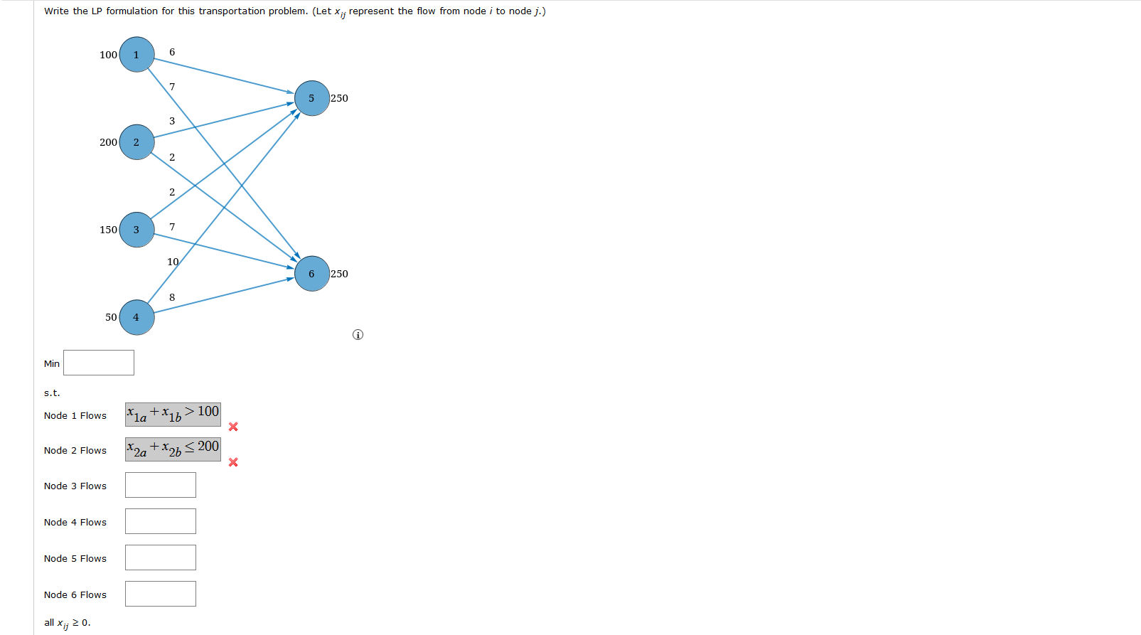 Solved Write the LP formulation for this transportation | Chegg.com