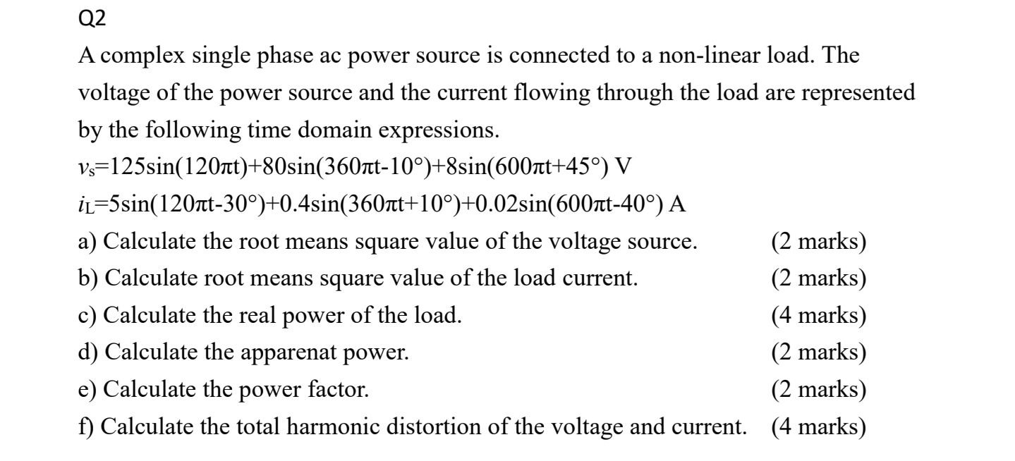 Solved A complex single phase ac power source is connected | Chegg.com