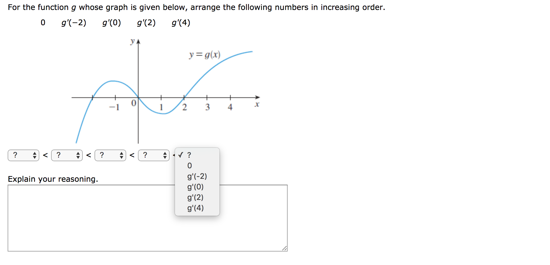 Solved For The Function G Whose Graph Is Given Below