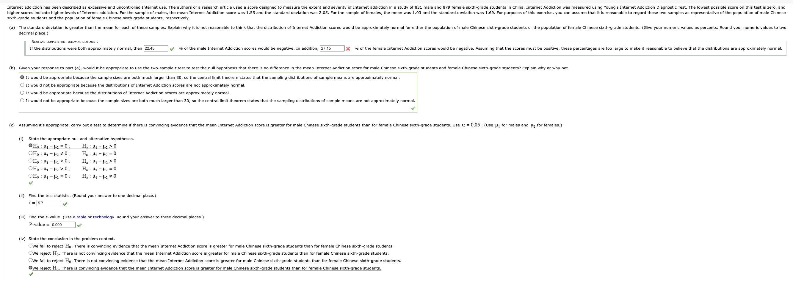 Solved Internet addiction has been described as excessive | Chegg.com