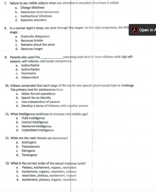 Solved 1. Who established the first psychology laboratory in | Chegg.com