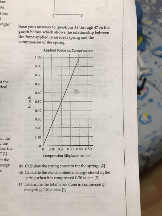 Solved base your answers to questions 45 through 47 on the | Chegg.com