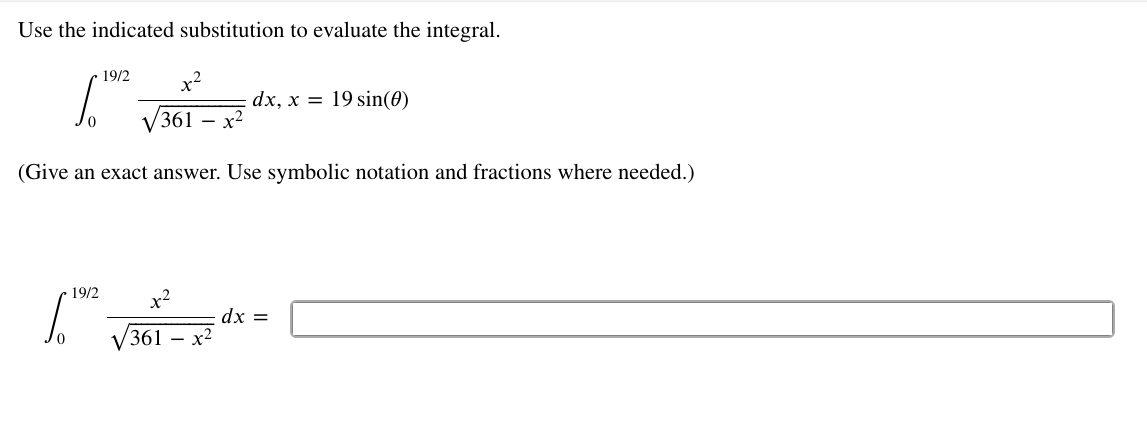 Solved Evaluate the integral. Show that the substitution | Chegg.com