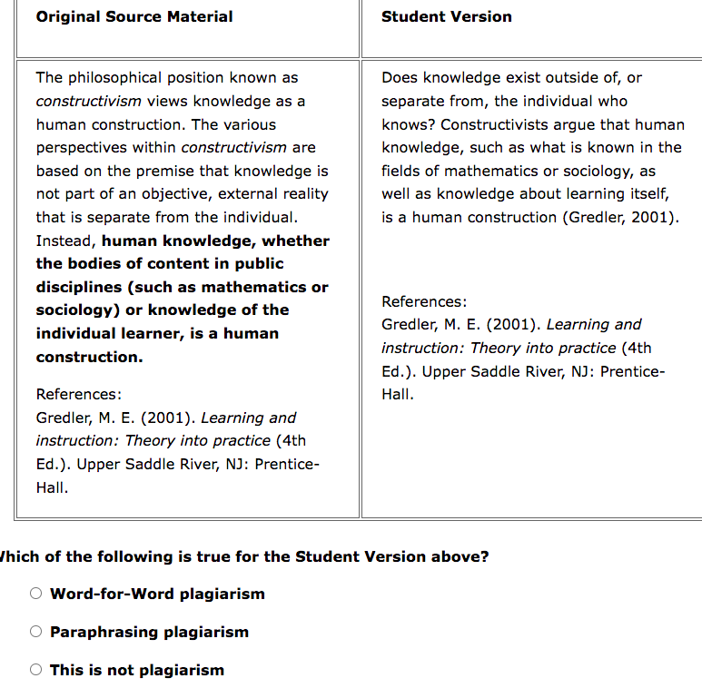Solved Original Source Material Student Version The | Chegg.com