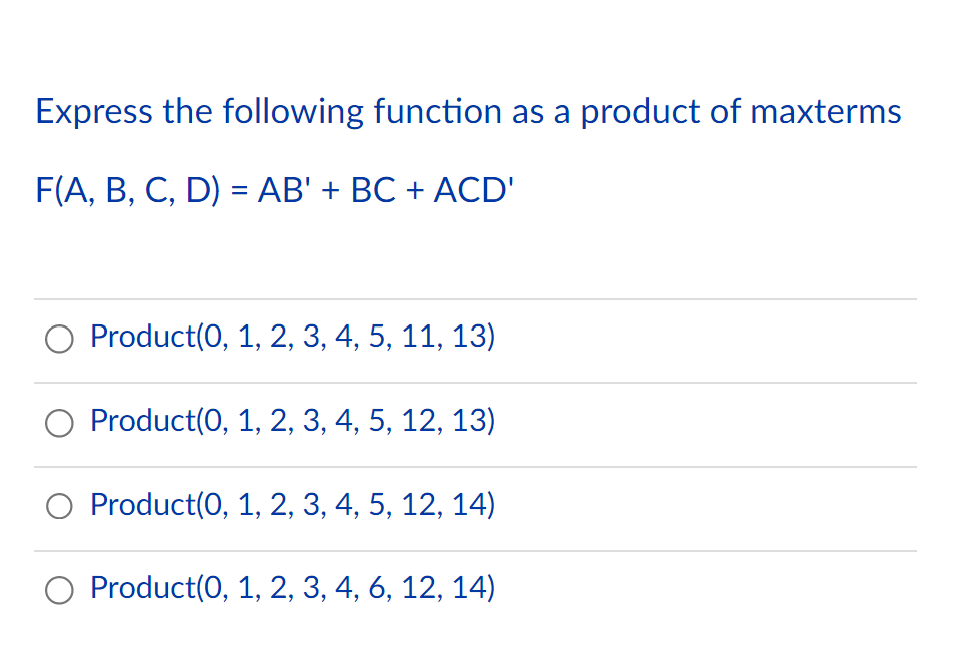 Solved Express the following function as a product of | Chegg.com