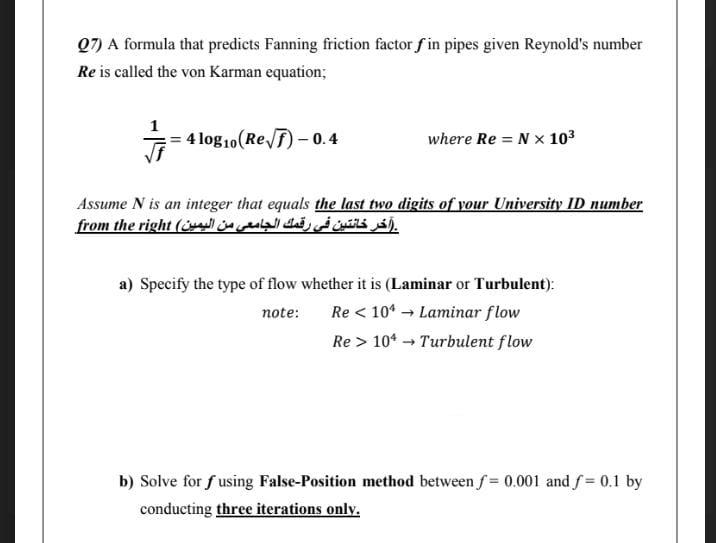 Solved Q1) When will Newton-Raphson method fail for solving | Chegg.com