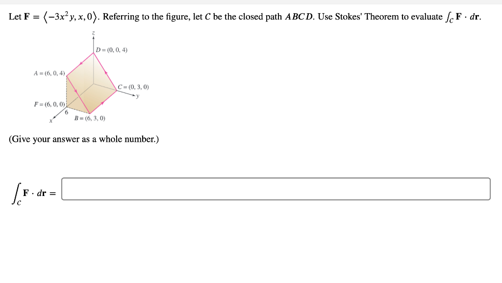 Solved Let F = (-3xy, x,0). Referring to the figure, let C | Chegg.com