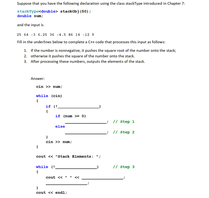 Solved uppose that you have the following declaration using | Chegg.com
