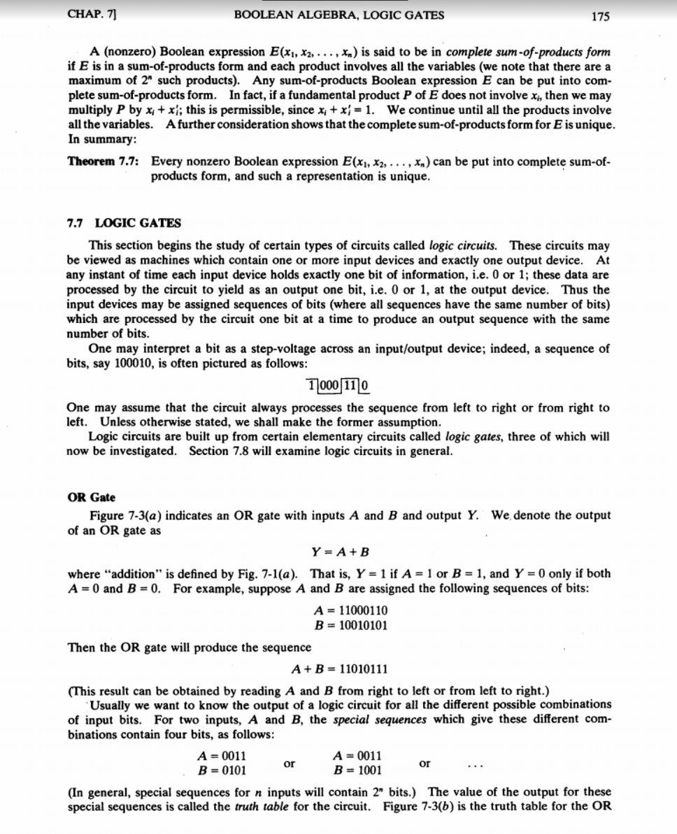 Solved Question 1 1 pts Logic gates are defined in your text | Chegg.com