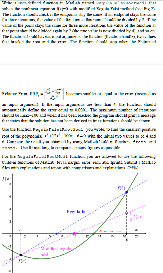 Solved Write a user-defined function in MatLab named | Chegg.com