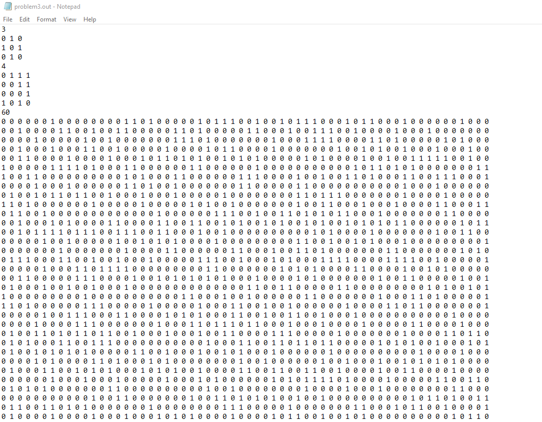 Solved Program 3: Adjacency Lists to Adjacency Matrices Read | Chegg.com
