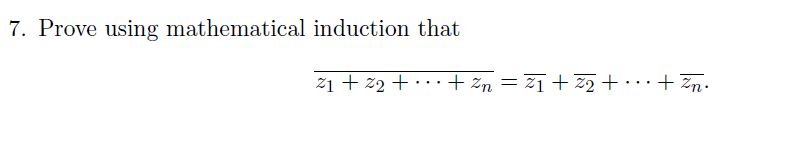 Solved 7. Prove using mathematical induction that | Chegg.com