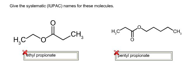Solved Give the systematic (IUPAC) names for these | Chegg.com