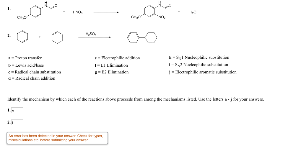 Solved 1. H2O CH30 CH30 NO2 4804 a Proton transfer b = Lewis | Chegg.com