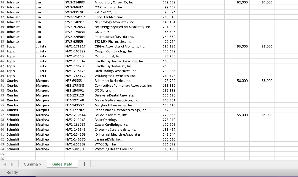 1. Open the start file EX2019-Challenge Yourself-6-3. | Chegg.com