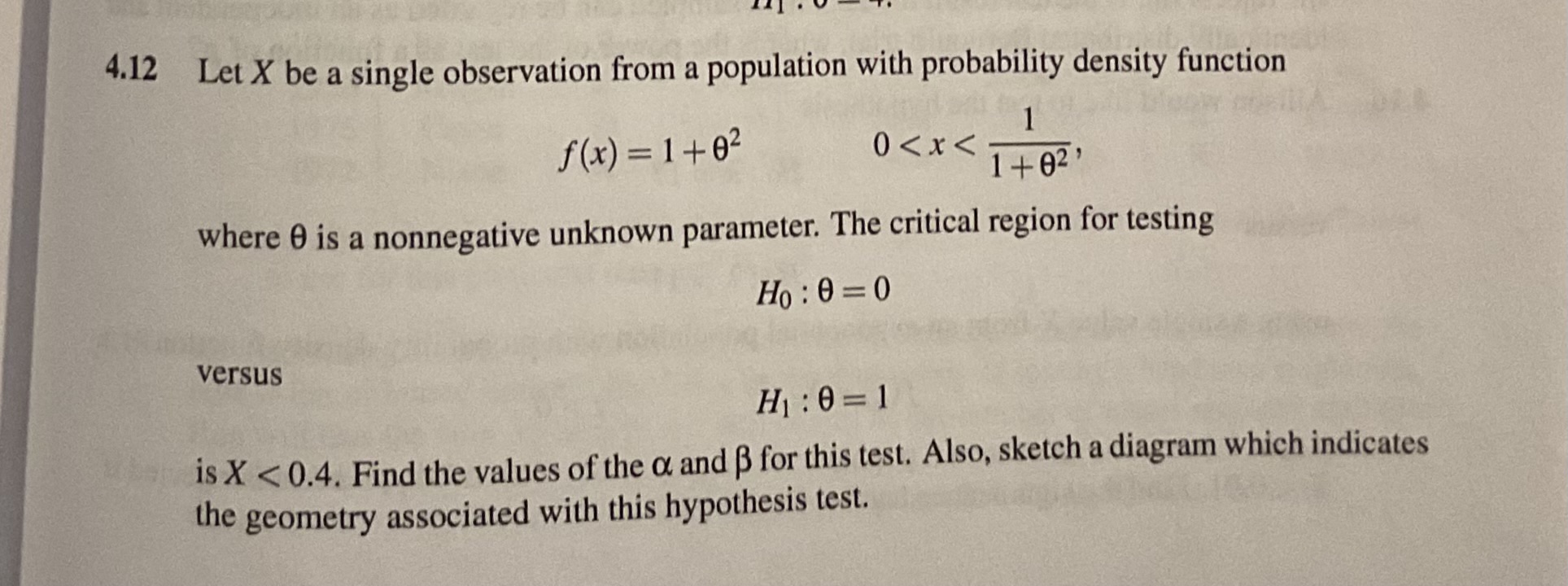 [Solved]: 2 Let X be a single observation from a population