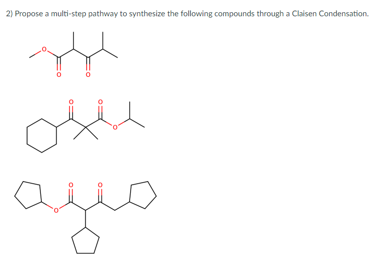 Solved 2) Propose a multi-step pathway to synthesize the | Chegg.com