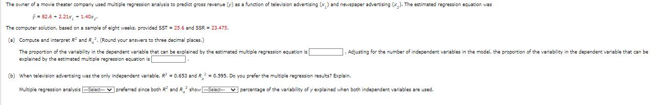 Solved B. is / is not first blank , an increase/ a decrease | Chegg.com