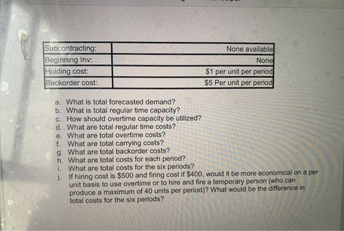 Solved Question 6: Using the given information, determine | Chegg.com