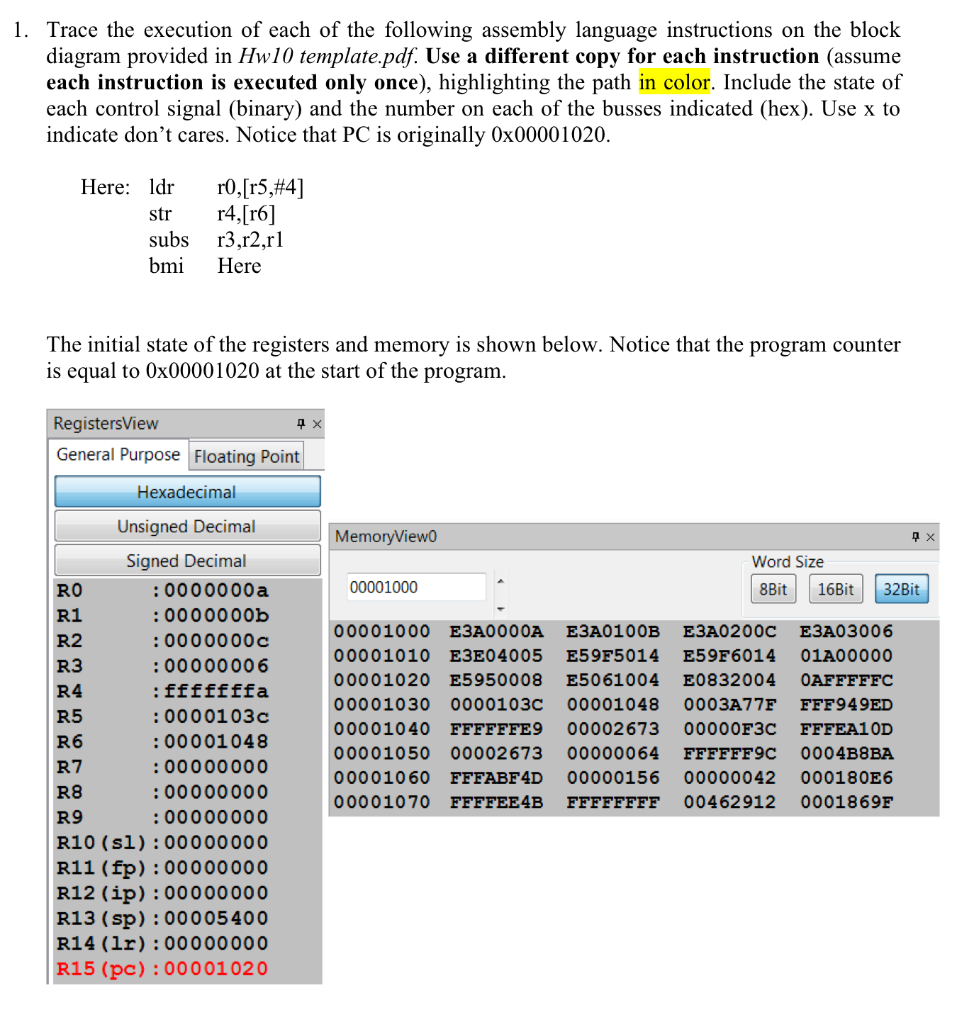 Solved 1. ﻿Trace the execution of each of the following | Chegg.com