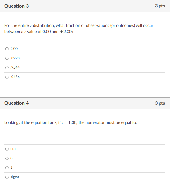 Solved For the entire z distribution, what fraction of | Chegg.com