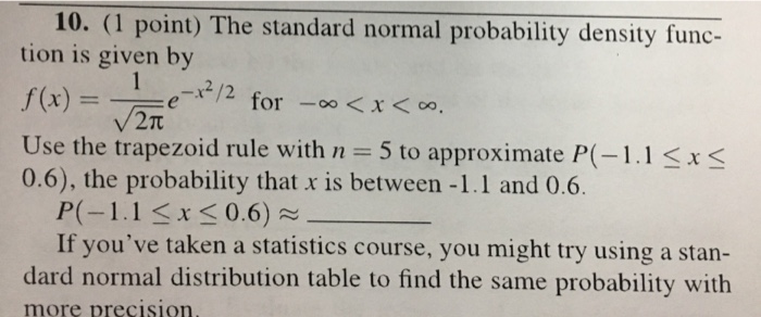 Solved 13. (1 point) Use the error formulas to find the | Chegg.com