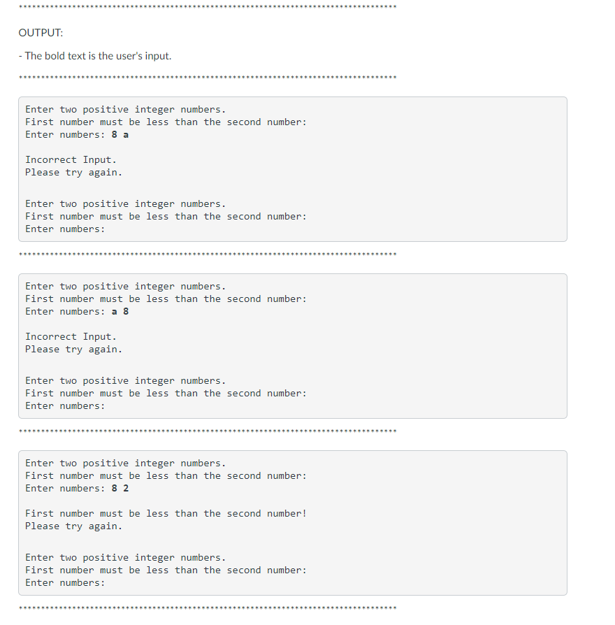 Solved Write a program that uses while loops to perform the | Chegg.com