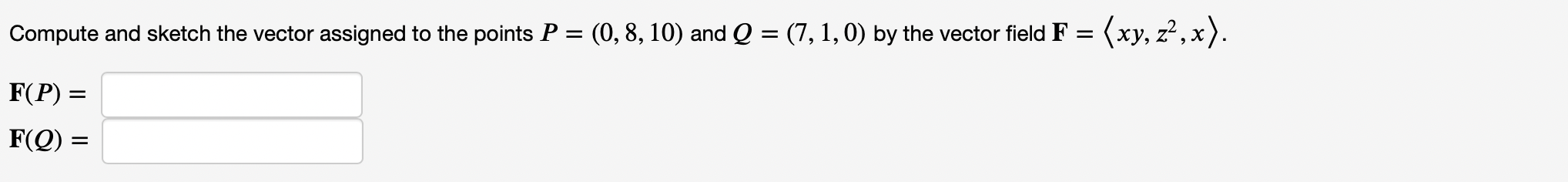 Solved Compute and sketch the vector assigned to the points | Chegg.com