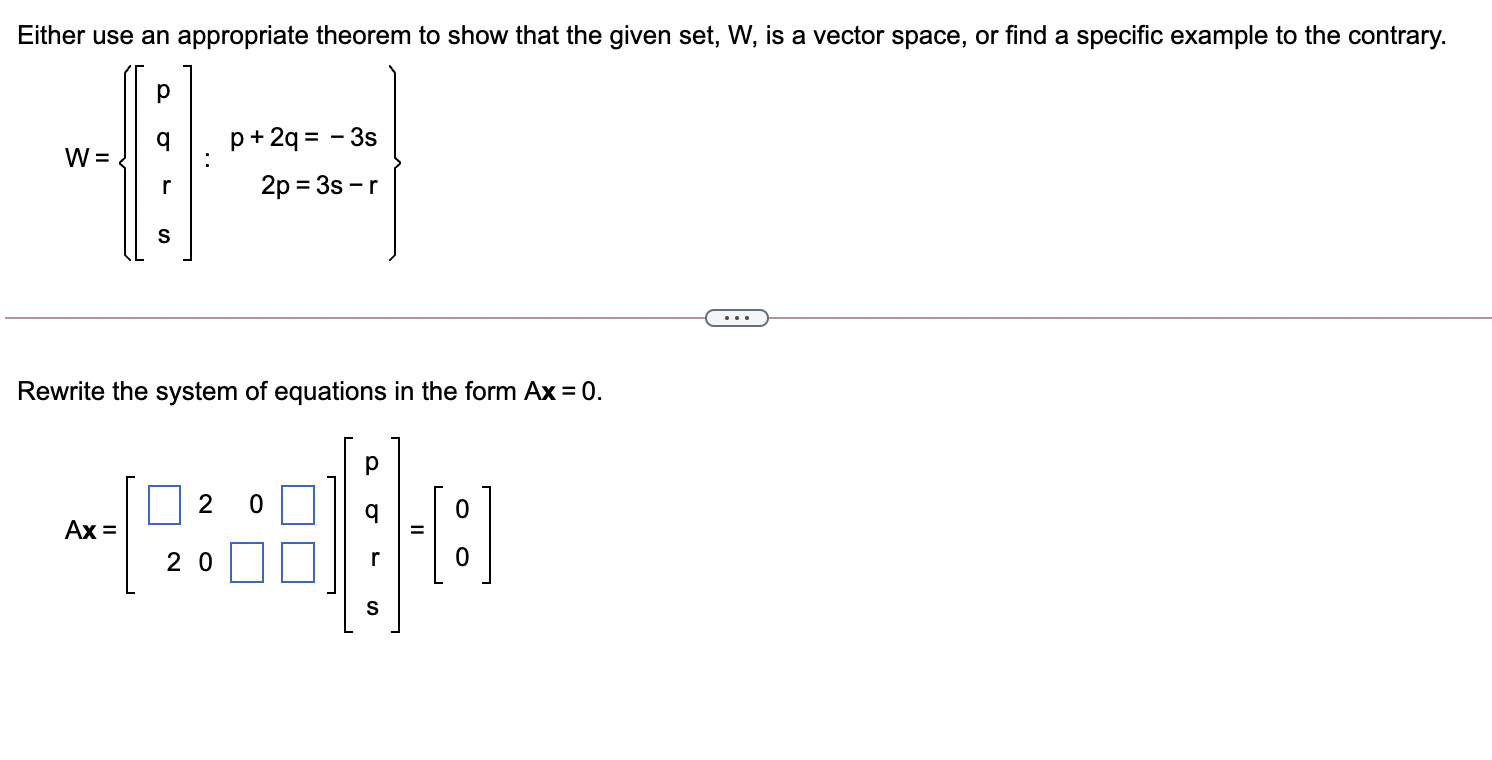 Solved Either use an appropriate theorem to show that the | Chegg.com