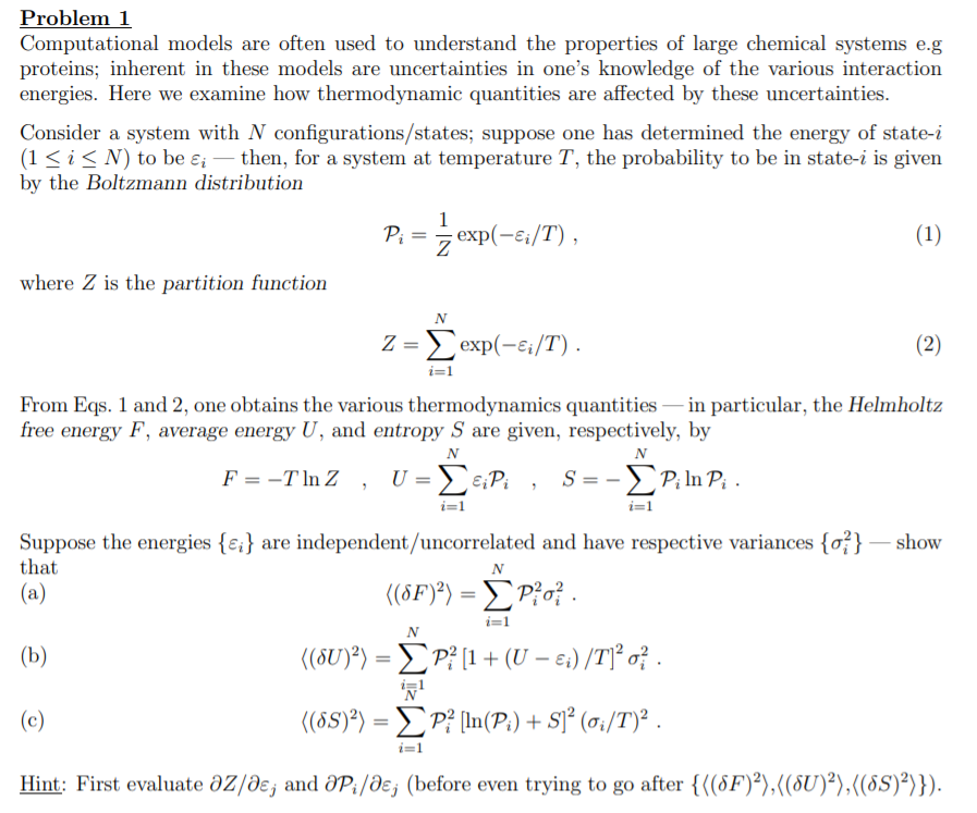 Problem 1 Computational models are often used to | Chegg.com