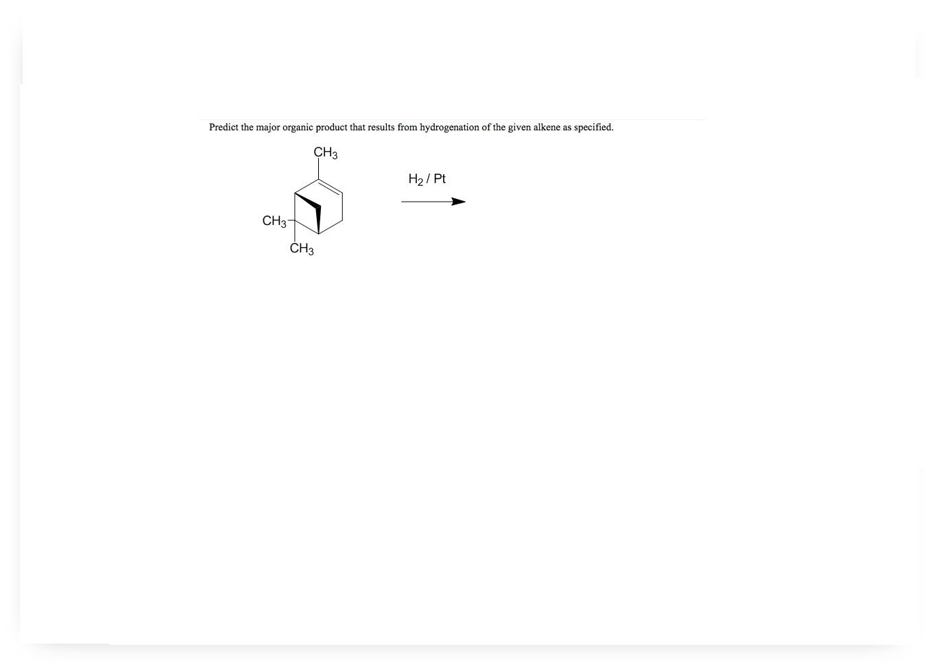 Solved C10H16 1. O3 2. (CH3)2S Draw a structural formula for | Chegg.com