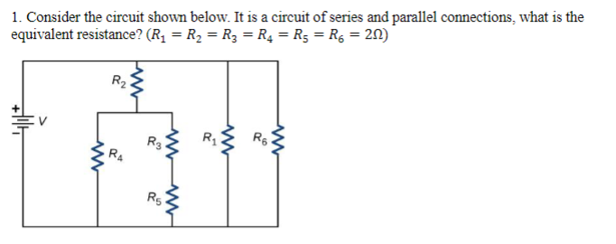 Solved Consider the circuit shown below. It is a circuit of | Chegg.com