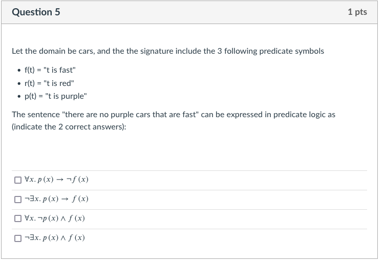 Solved > Question 1 1 pts A grammar for the set of strings | Chegg.com