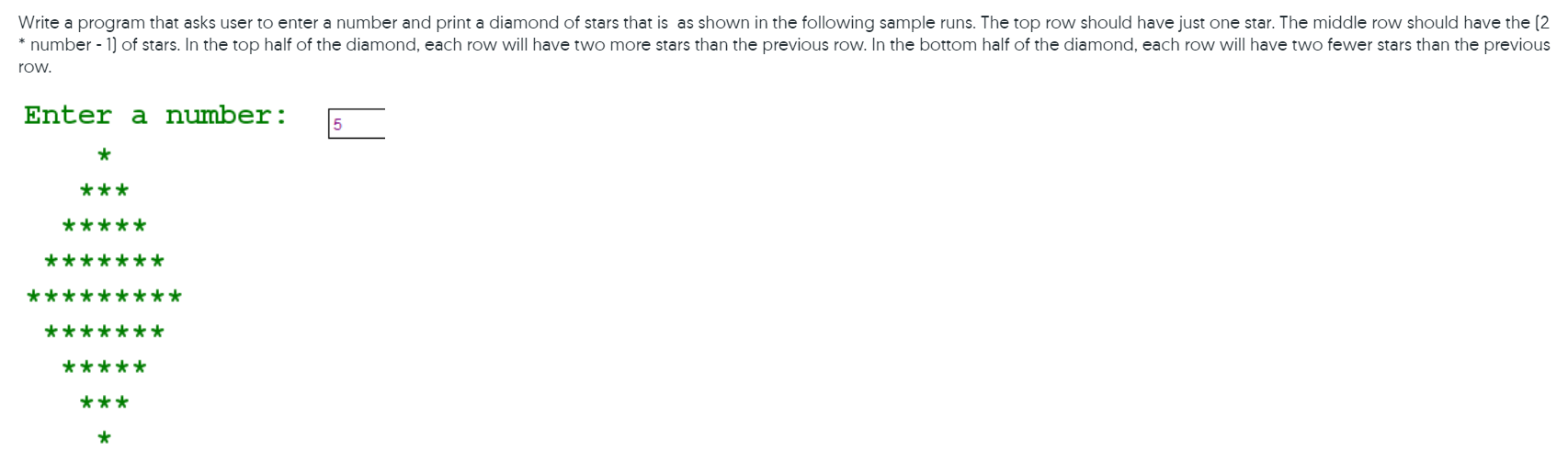 Solved Write a program that asks user to enter a number and | Chegg.com