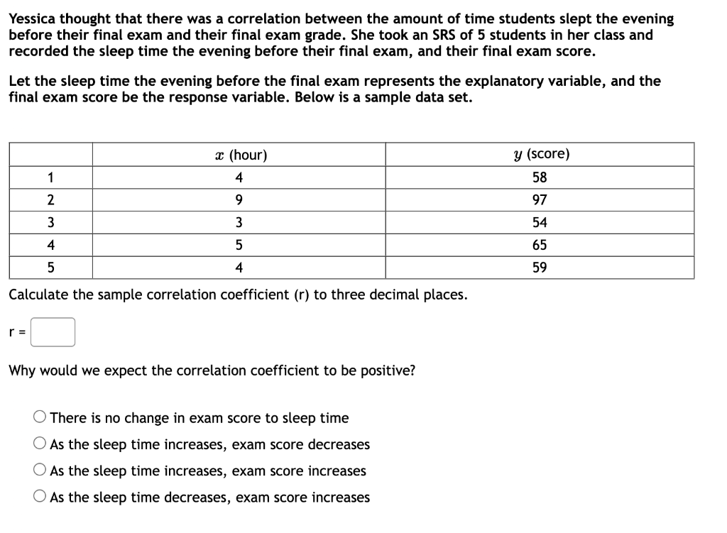 Solved Click This Video For Finding Correlation Coefficient