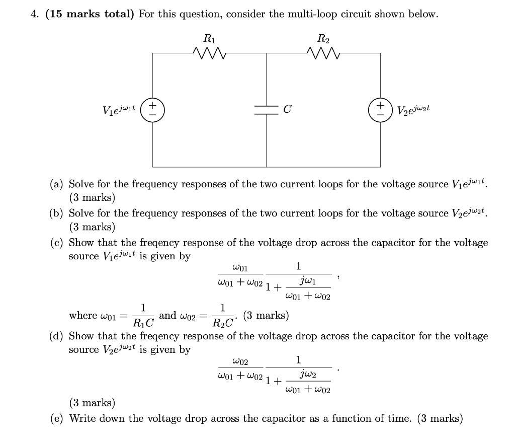 Solved 4. (15 marks total) For this question, consider the | Chegg.com