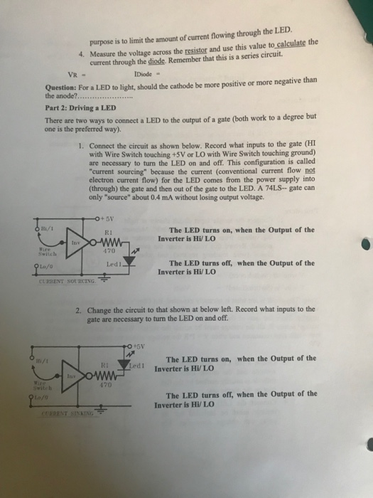 Solved Input Switches and Output LEDs Introduction: Inputs | Chegg.com