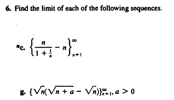 Solved Please provide PROOF using the limit theorems, | Chegg.com