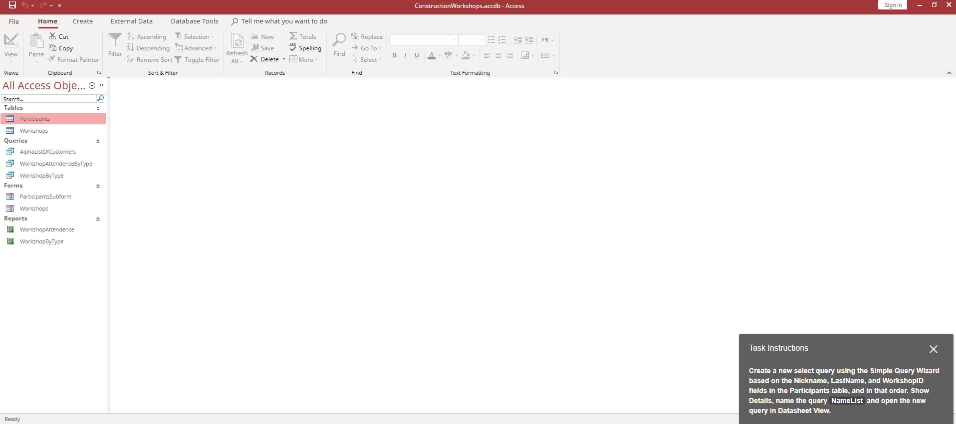 Solved Create A New Select Query Using The Simple Query 