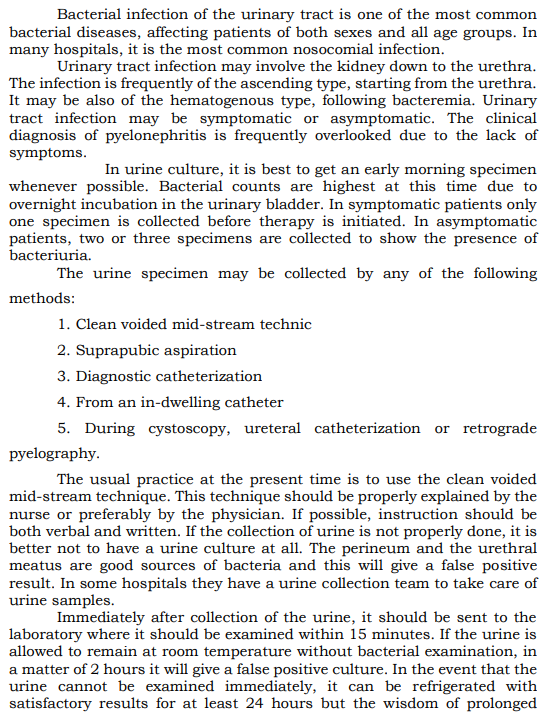 Solved Bacterial infection of the urinary tract is one of | Chegg.com