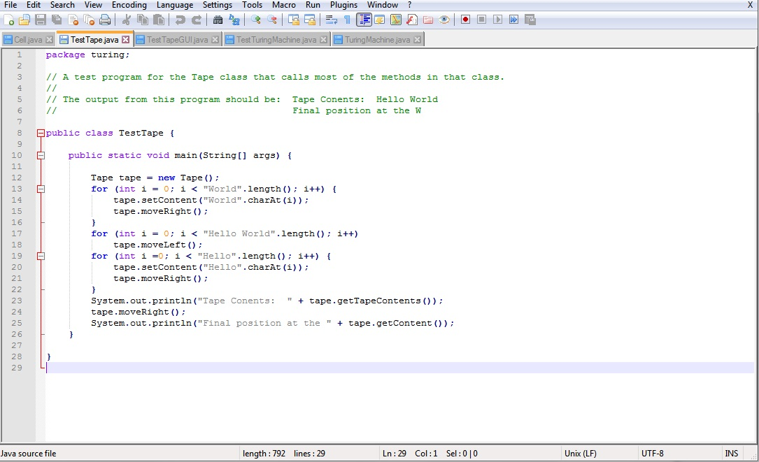 Solved JAVA The classes that you need for the lab are in a | Chegg.com