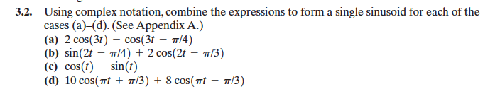 Solved 37 Use Matlab To Plot The Signals Given In Problem 5309