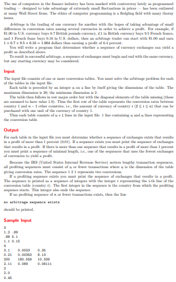 The use of computers in the finance industry has been | Chegg.com