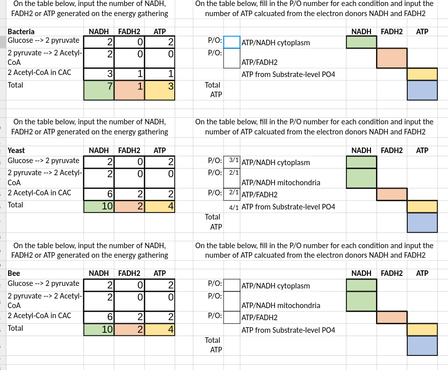 Solved I need help with the second part of this Filling out | Chegg.com