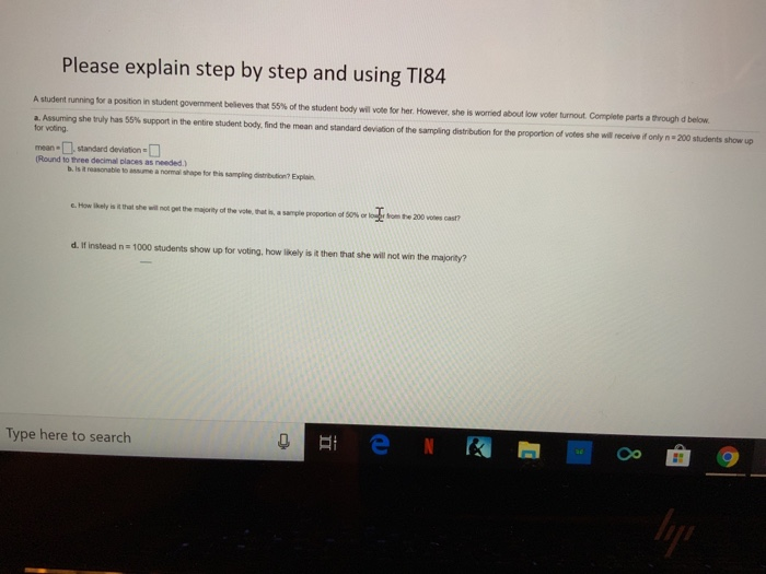 Solved Please explain step by step and using T184 vote for | Chegg.com