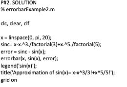 1. Run the following example of a sine wave plot and | Chegg.com