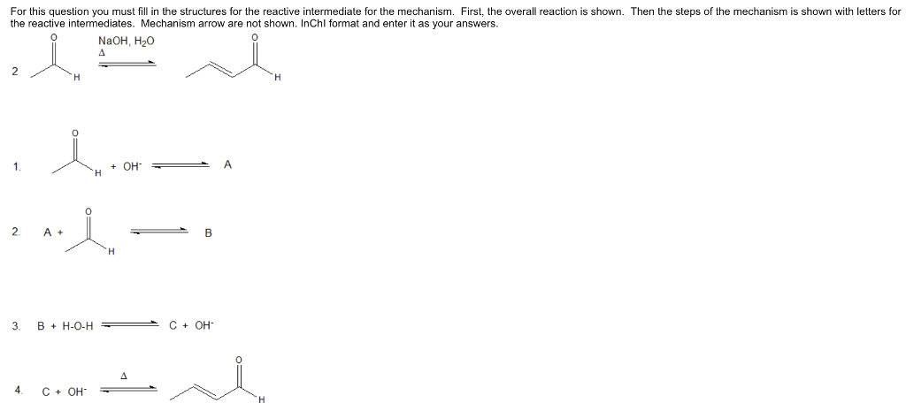 Solved For this question you must fill in the structures for | Chegg.com