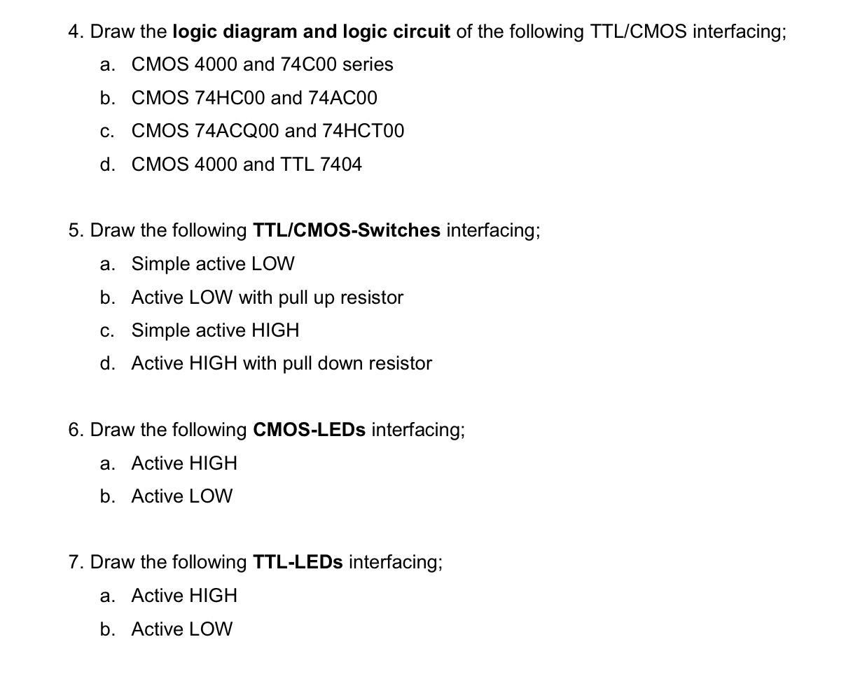 Solved 4. Draw the logic diagram and logic circuit of the | Chegg.com
