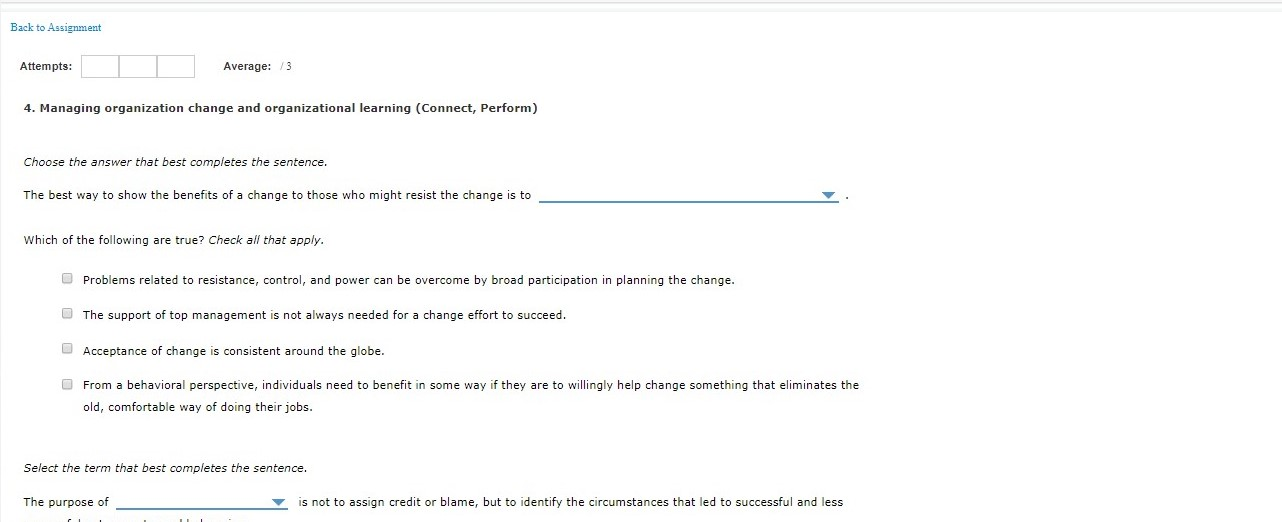 Solved Back to Assignment Attempts: Average: 3 4. Managing | Chegg.com